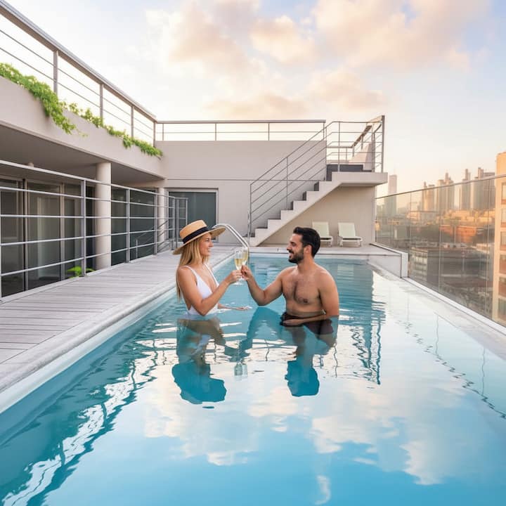 Luxury Suite · Hotel Style · Pool & Rooftop - Buenos Aires