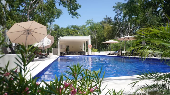 Apartamento Planta Baja Con Albercas Y Playa Cerca - Playa del Carmen