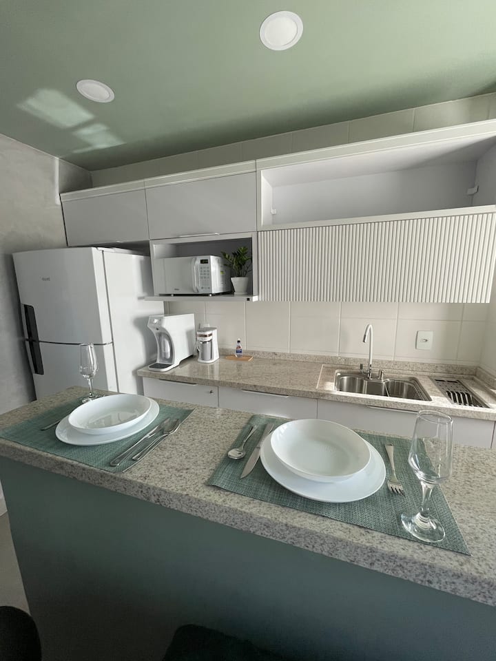 Studio Confort - Wi-fi/ Ar Cond/ Vaga Coberta - Campinas