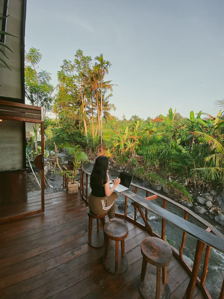 Cabin Riverside Camanai Glamping - Seraya