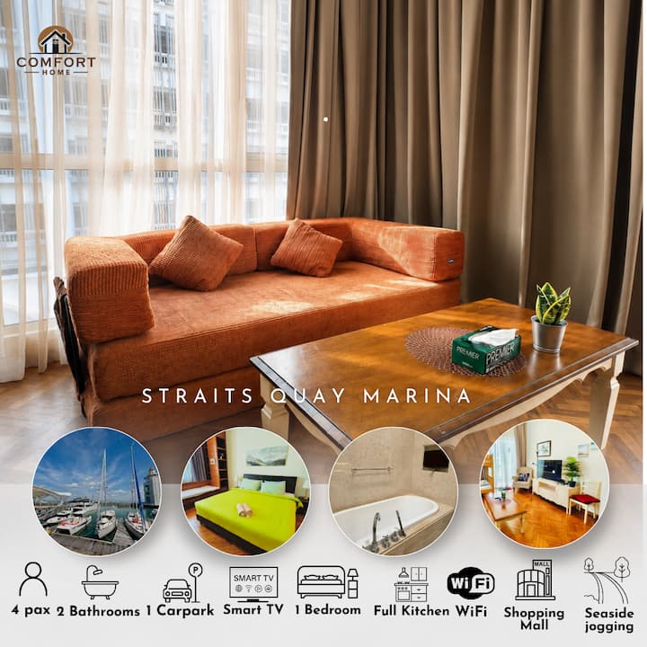 Family Retreat@straits Quay_4pax - Penang