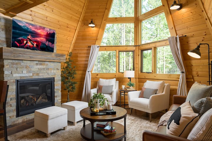 Cozy A-frame W/ Hot Tub & Fire Pit | Twin Lakes - Twin Lakes, CO