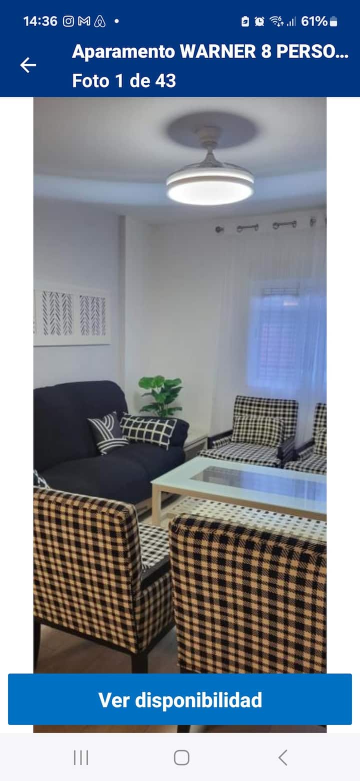 Apartamento Warner 8 Pers - Parla
