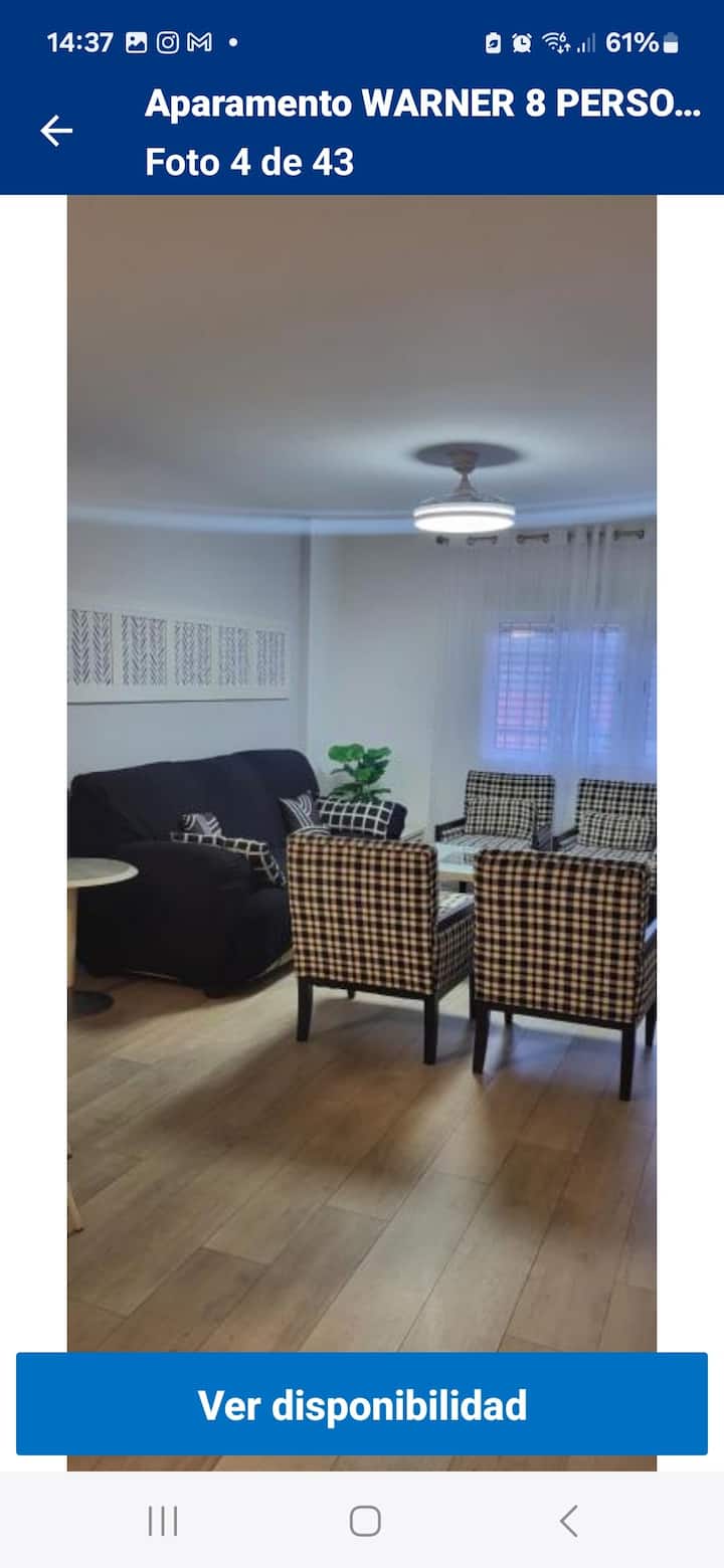 Apartamento Warner 8 Pers - Pinto