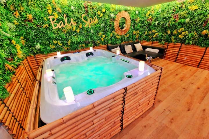 Bali Spa+jacuzzi+4 Pers+parking+clim - Marckolsheim