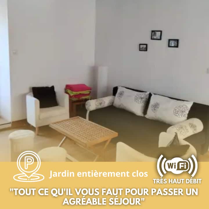 Maison Les 4c*calme*central*proche Circuit Prenois - Côte-d'Or