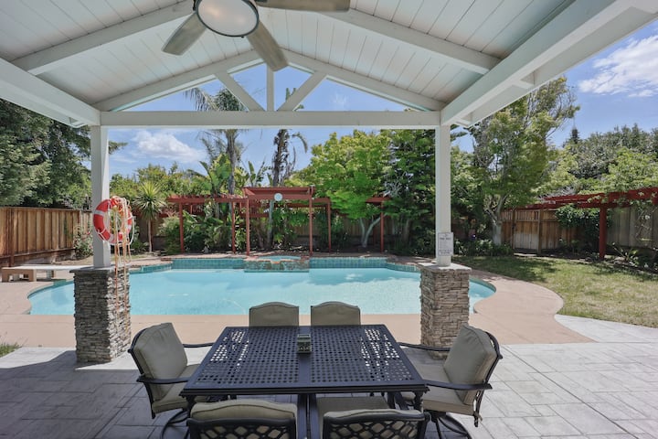 Spacious 4br House | Beautiful Yard + Pool | A/c - San Jose, CA