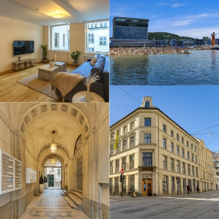 City Center Gem | Peaceful Courtyard Stay - Oslo