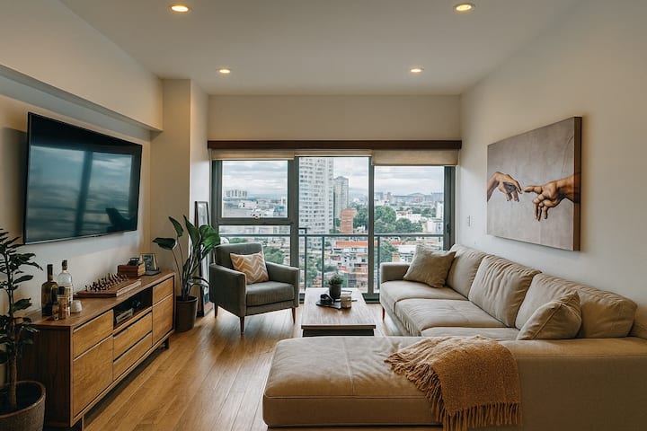 Cama King, Cocina Equipada, Vistas Increíbles - México