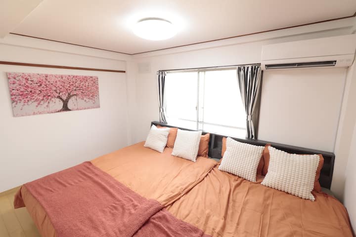 駅3分，池袋13分，桜アート和室貸切，最大4人，新宿｜渋谷，2階，wi-fi - Tokyo