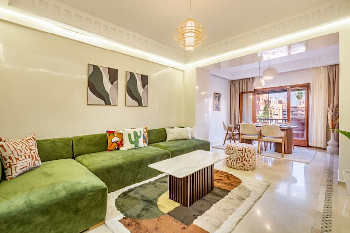 120m² Spacieux 2ch 3sdb • Guéliz Centre | Plaza - Marrakesh