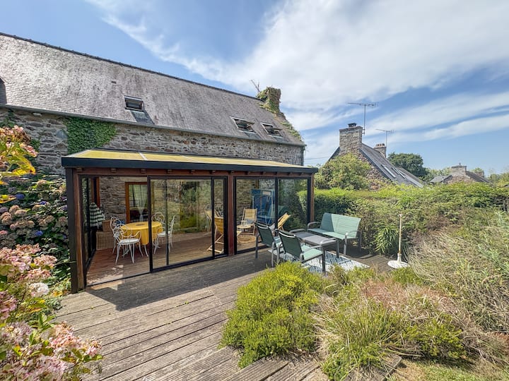 Maison De Charme Avec Jardin Et Véranda Au Calme - Saint-Cast-le-Guildo