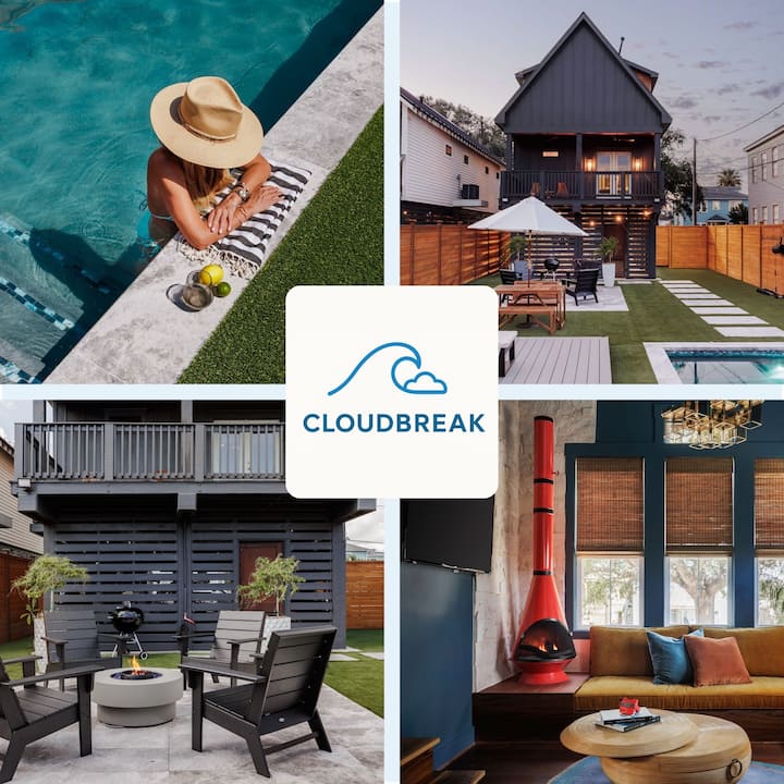 Heated Pool W/fire Pit -Eclectic 70svibe! Kingbed - Texas