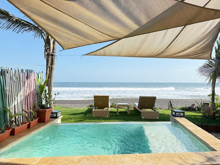 Casa Coco Wave "Frente Al Mar" - El Paredón Buena Vista