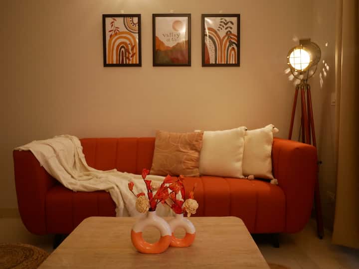 1.5bhk | Pool,balcony,aravalli Sunset|central Park - Sohna