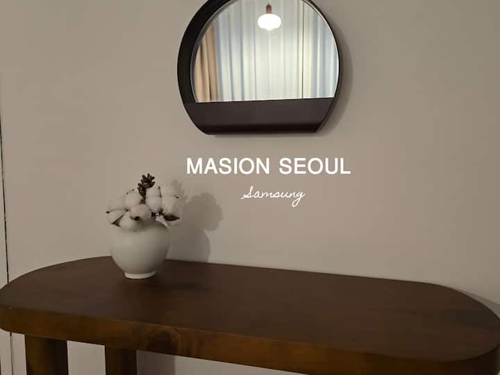 메종 서울 3룸2욕실/coex삼성역/무료주차/엘리베이터/선릉강남 -