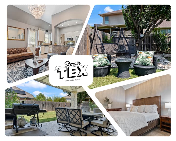 Modern 4br Home W/ Wifi By Dell Diamond - Round Rock, TX