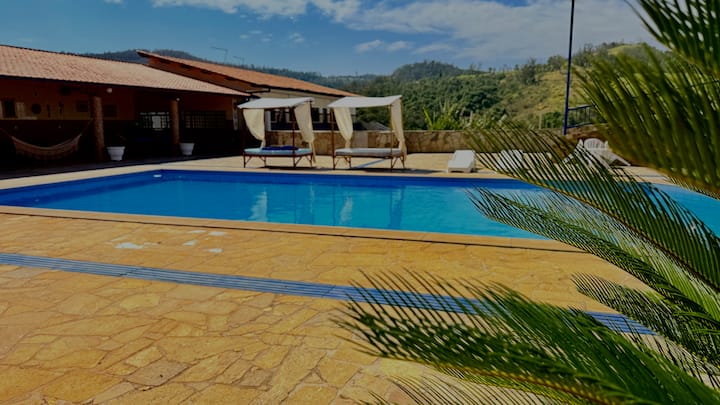 Suíte 4 Pessoas -Piscina |Natureza |Tranquilidade - Amparo