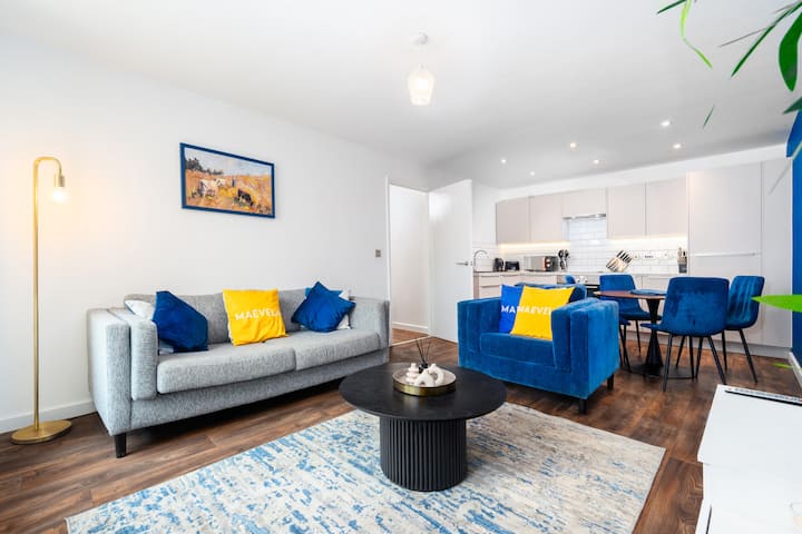 Cosy 2 Bed Apt City Centre - Digbeth - W/parking - Solihull