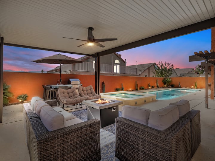 New | Game Room | Pool & Spa | Modern Desert Oasis - La Quinta, CA