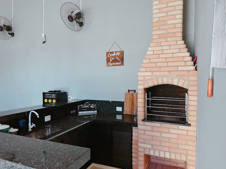 Casa P/ Famílias | ÁRea Gourmet, Gosta De Karaokê? - Brotas