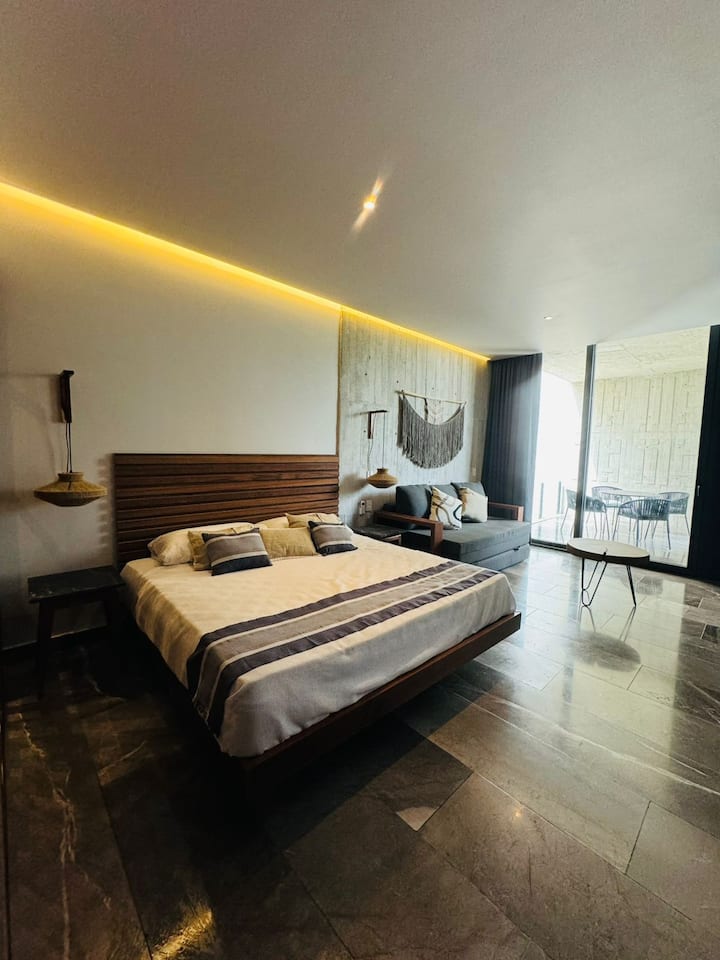 Iik 301| Elegant Balcony Studio + Plunge Pool - Tulum