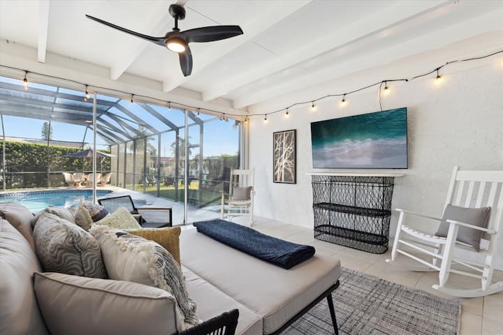 Waterfront Cocoa Beach Pool Home -Kayaks, Manatees - Cape Canaveral, FL