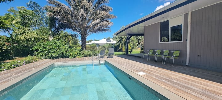 Fare Coco Tiaré - Piscine Jardin Tropical - Moorea - French Polynesia