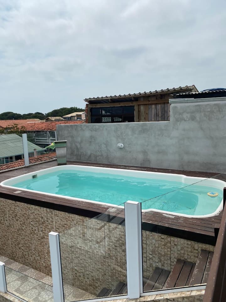 Casa Com Piscina/churrasqueira - 