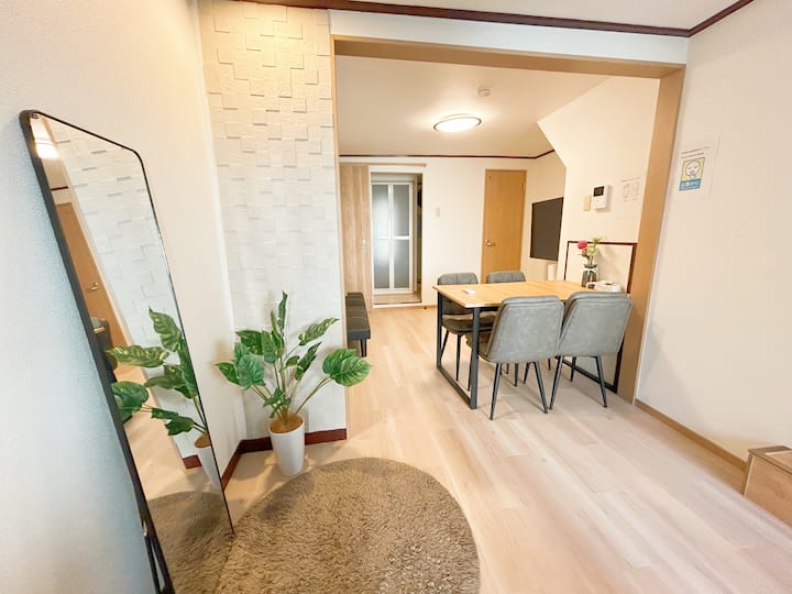 全新装修/Jr、地下鉄鶴橋駅徒歩4分道頓堀、難波、梅田、黒門市場、usj、好アクセス - Osaka