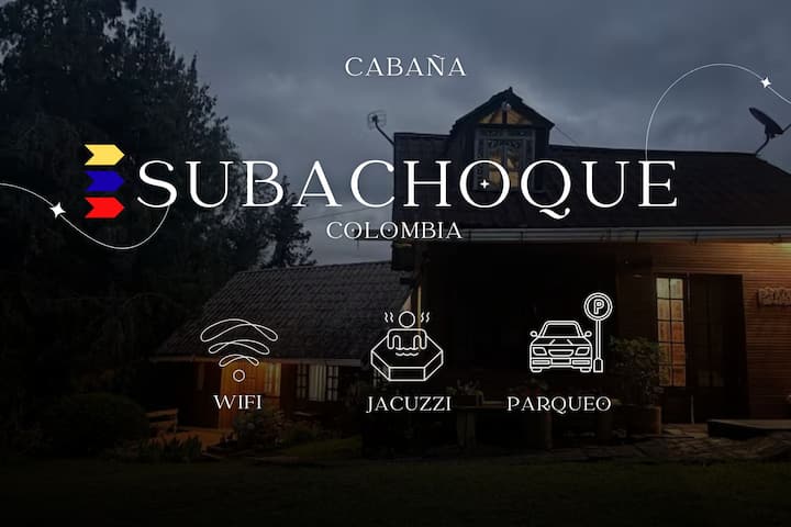 Cozy Cabin+jacuzzi+wifi+bonfire+parking@subachoque - Subachoque