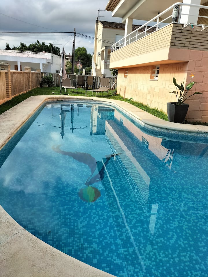 Planta Baja Cerca Playa, Piscina Privada Y Jardin - Oliva