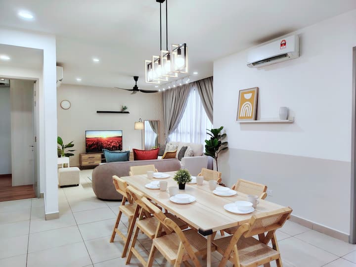 Urban Haven Home 7pax@kl Gateway*lrt*mid Valley* - 八打靈再也