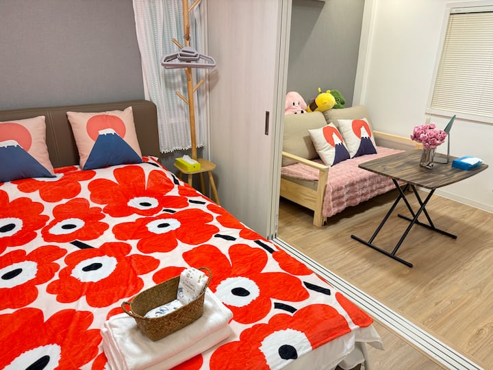 Jr新宿站7分钟地铁西新宿站4分钟，2个小房间和小客厅沙发床 - Shinjuku