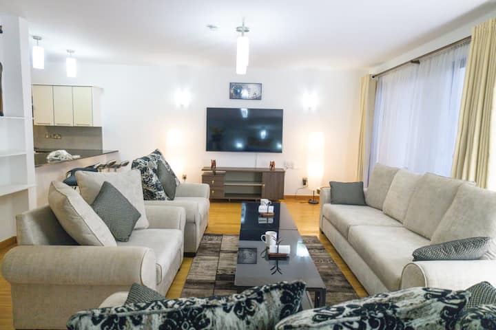 Spacious 3b/rm Duplex Apt With A/c @ Garden City - Nairobi