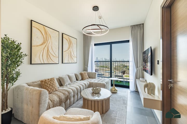 Stylish 1br | City And Partial Burj View | Bms - United Arab Emirates