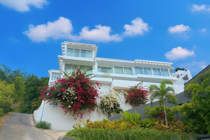 泰国苏梅岛Boput Beach半山海景四卧四卫泳池别墅a - Ko Samui, Island