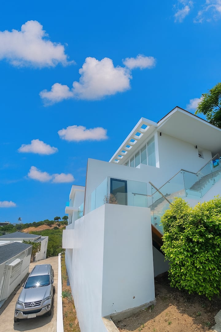 泰国苏梅岛Bobut Beach半山海景四卧四卫别墅b - Koh Samui