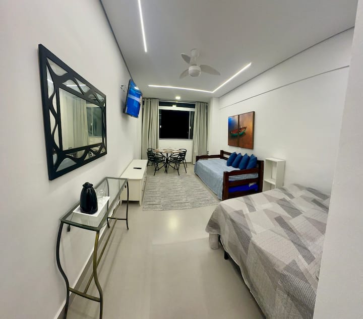 Studio Pé Na Areia Da Praia - Guarujá