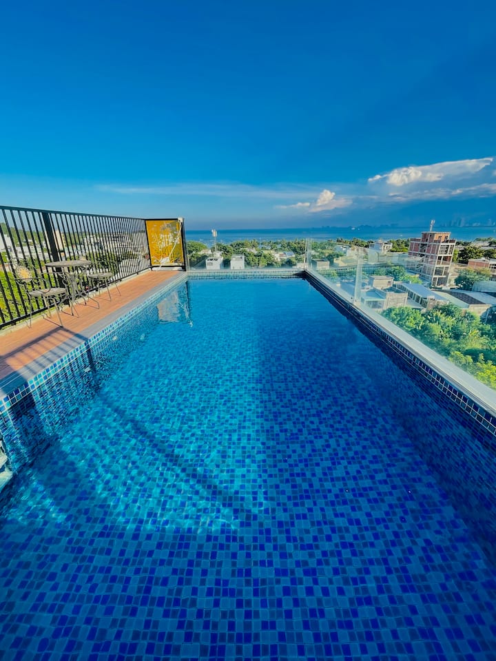 Ami Msdn 2-piscine, 1br, Belle Vue Sur La Montagne - Vietnam
