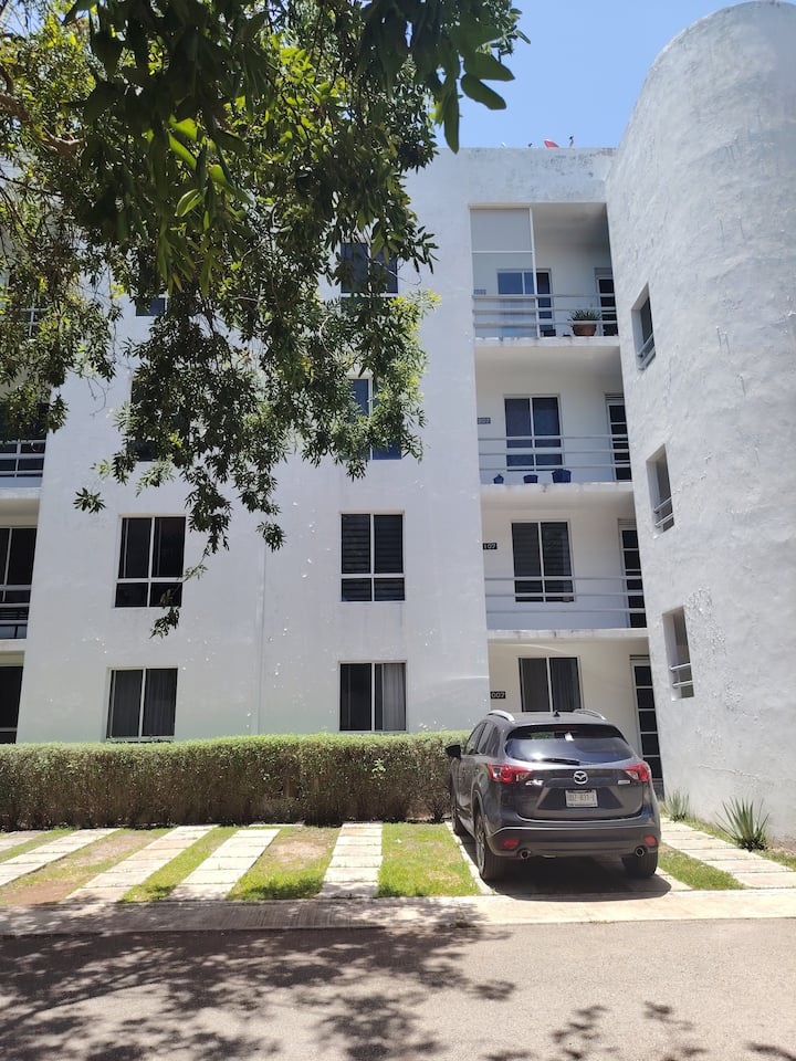 Miniestudio Ideal Para Descanso Con Ventilador - Cancún