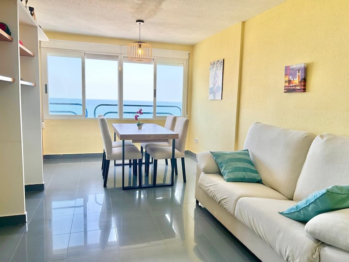Fv- Panoramic Seaview Flat & Sea Breeze -Top Floor - La Pobla de Farnals