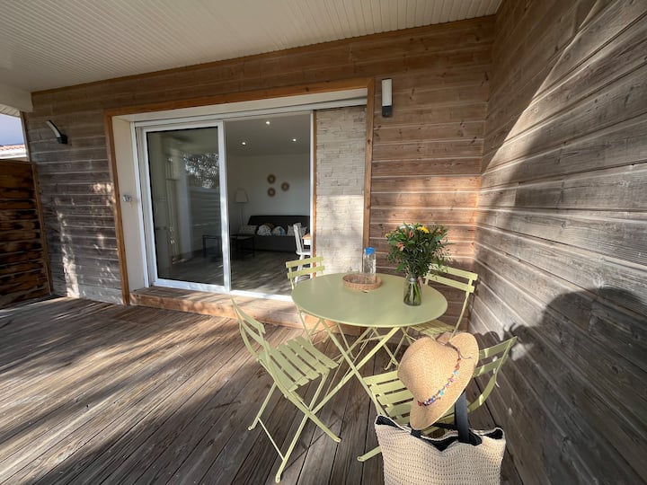 Charme Et Tranquillité : Appartement Avec Terrasse - Soustons