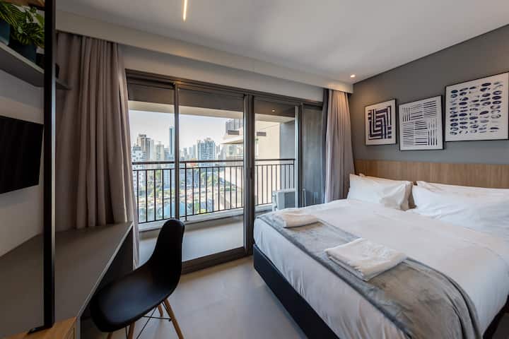 B.homy Brooklin - Ao Lado Do Metrô Grn1822 - Santo Amaro