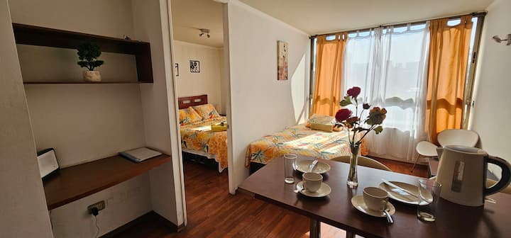 909 Depto. 4 Personas Metro Moneda - Santiago