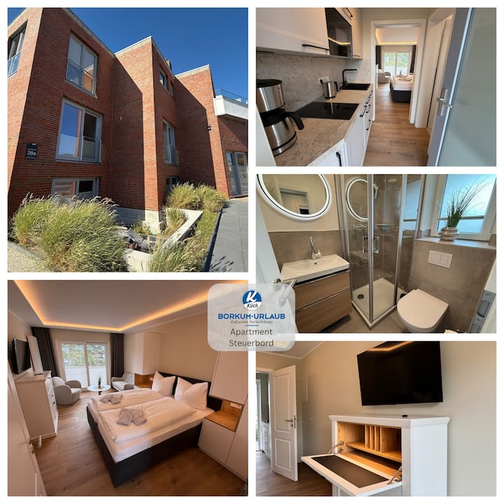Ahoi Im Haus Passat - Apartment Steuerbord - Borkum