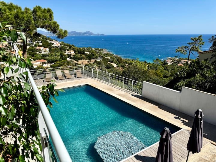 Appartement Vue Mer Piscine Chauffée - Roquebrune-sur-Argens