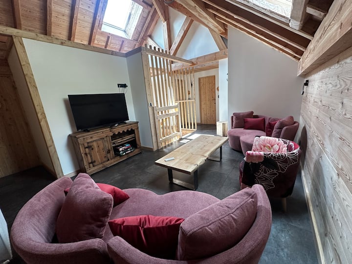 Suite De Charme Avec Mezzanine Béraudes - Névache