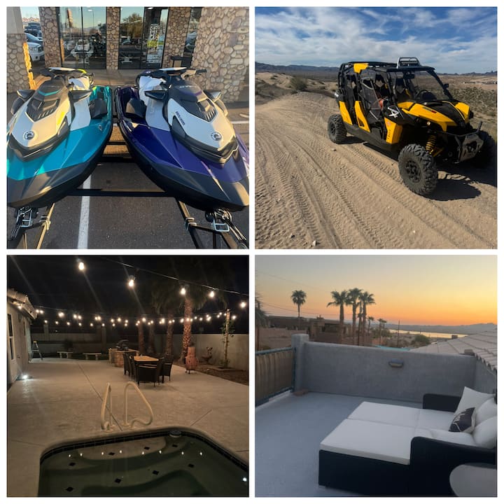 Stay & Play Havasu- Pool + Jet Skis + Utv + Truck - Havasu Lake, CA