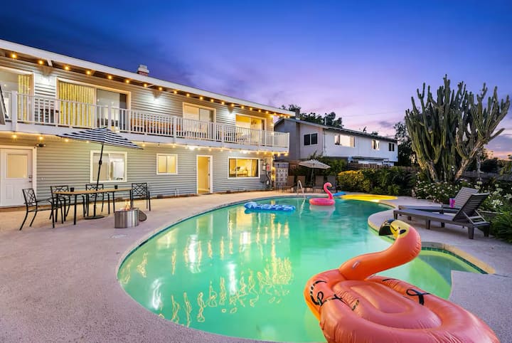 Hillside Haven Retreat W/ Pool, Jacuzzi, 15 Guests - Fallbrook, CA